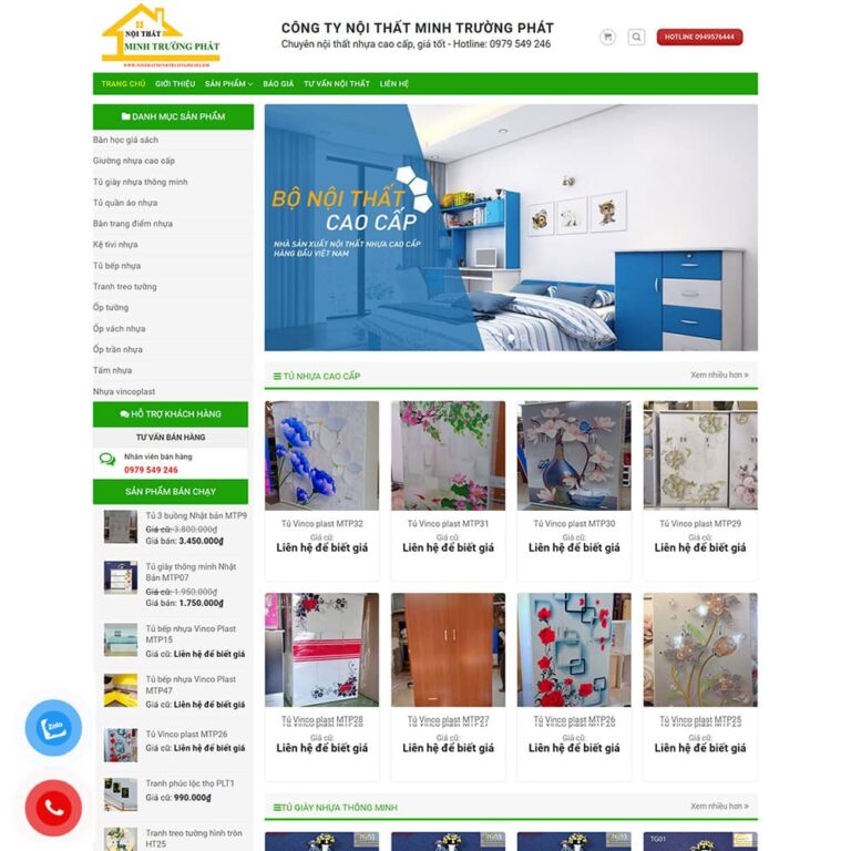 Thiết kế website bán đồ nội thất giá rẻ – Thiết kế website bán hàng ...